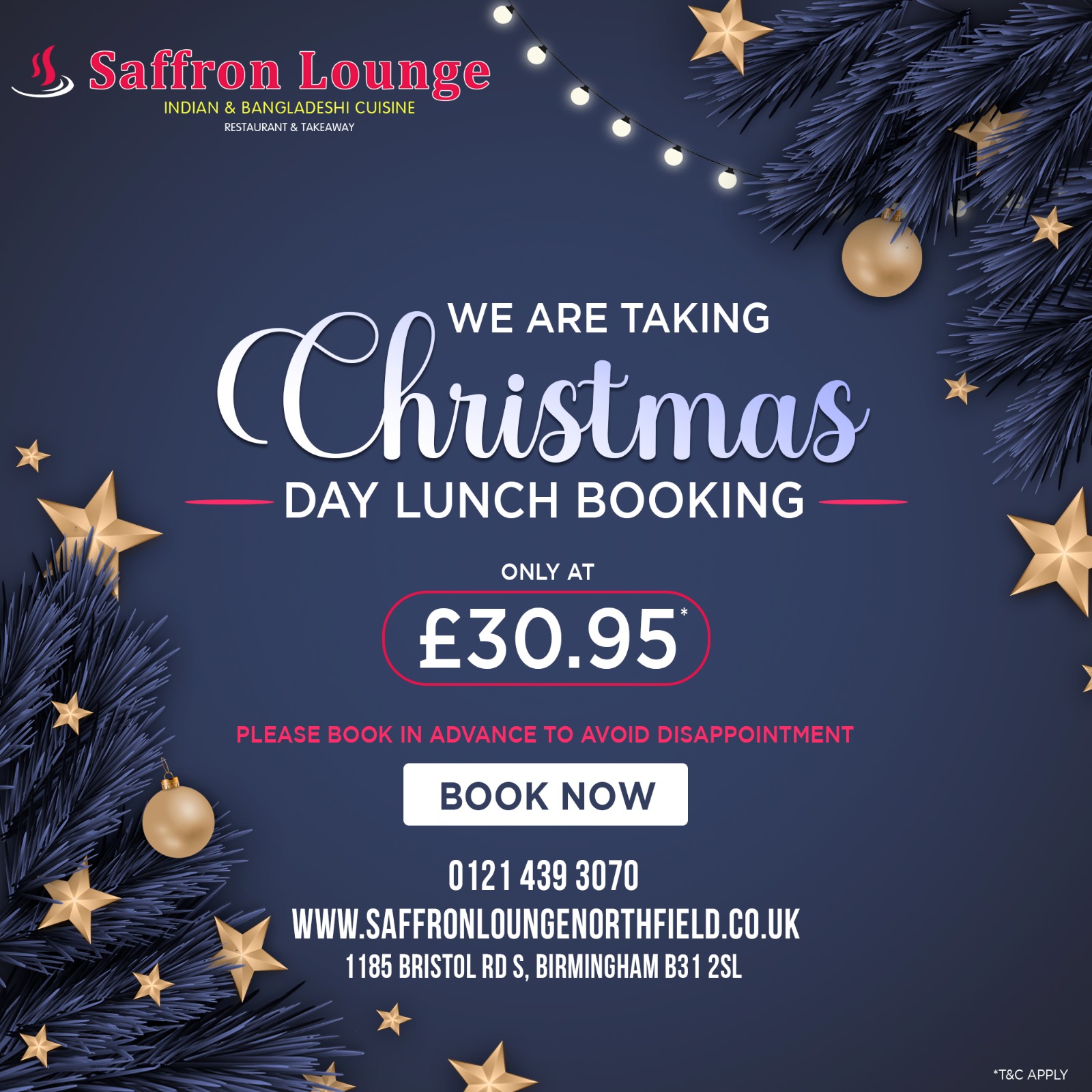 SAFFRON LOUNGE Northfield | 25% OFF* Order Online - Home